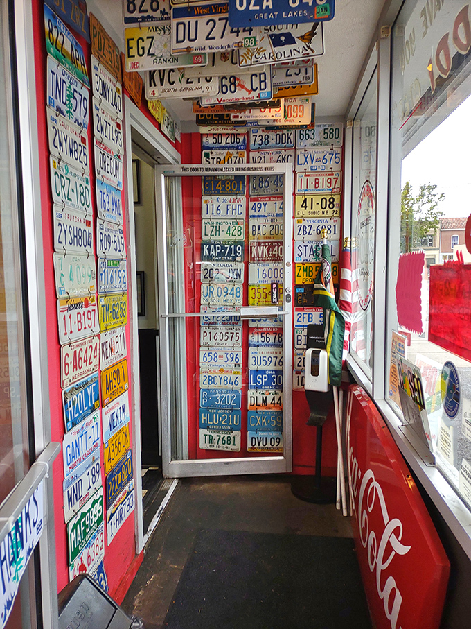 The kitchen command center where breakfast dreams become reality. That jukebox has probably played "Don't Stop Believin'" more times than Journey themselves. 