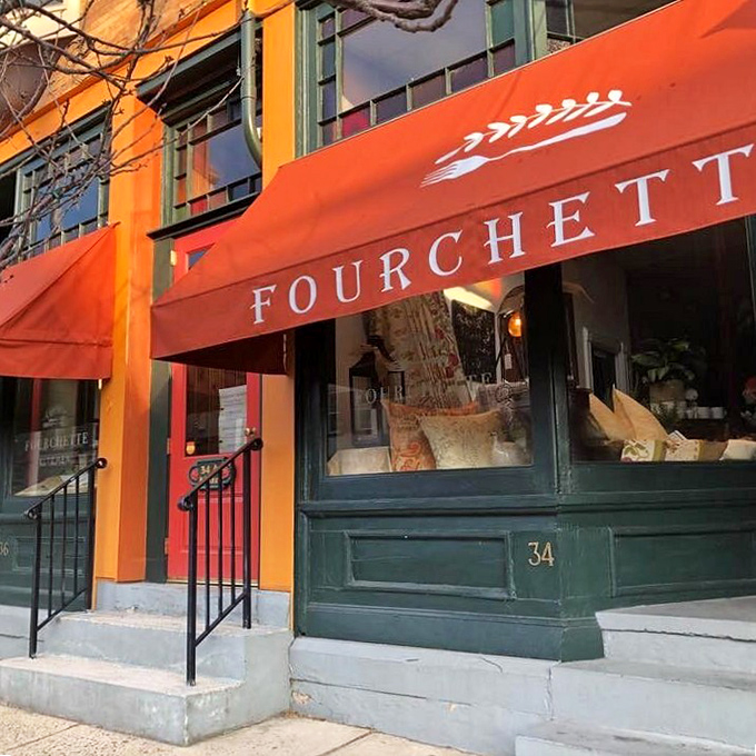 Fourchette's vibrant orange awning is basically a culinary bat signal for cheese lovers&mdash;drawing connoisseurs from counties away.