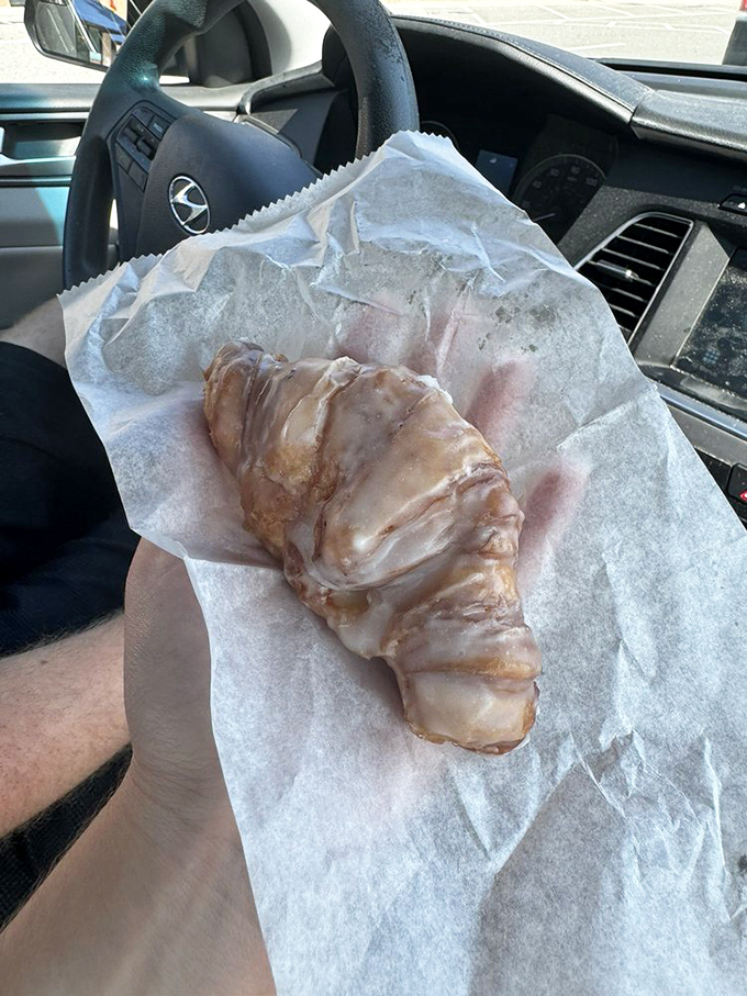 This glazed croissant is what happens when French technique meets American indulgence&mdash;a flaky, buttery marvel that's worth every crumb on your shirt.