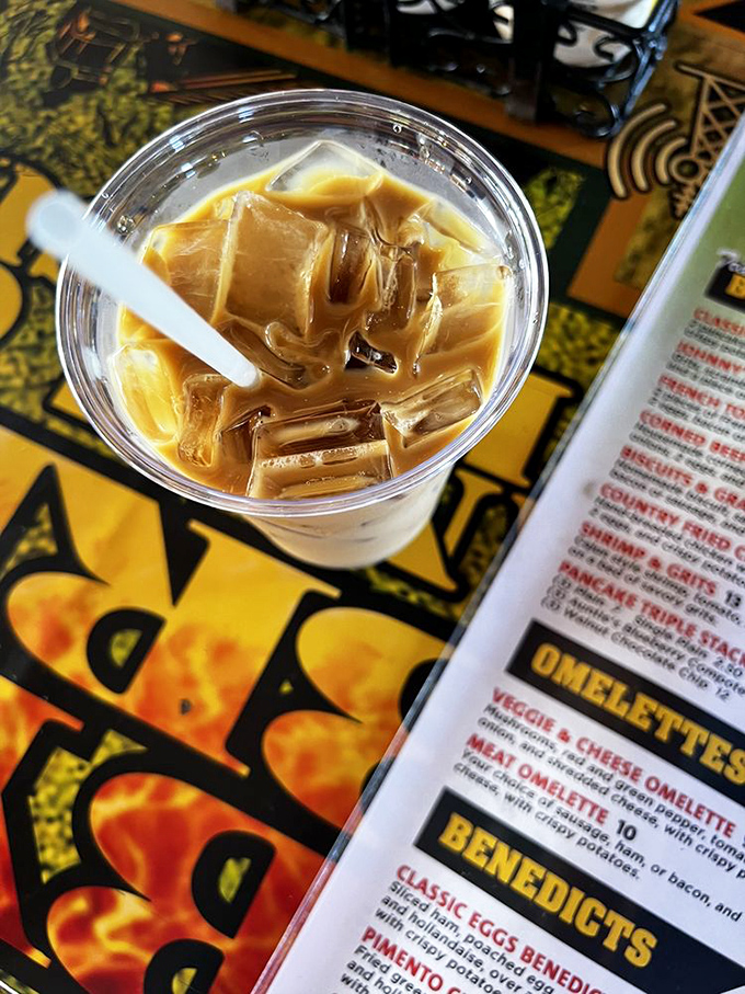 Iced coffee: because sometimes you need your caffeine to cool you down instead of heat you up. Florida gets it.