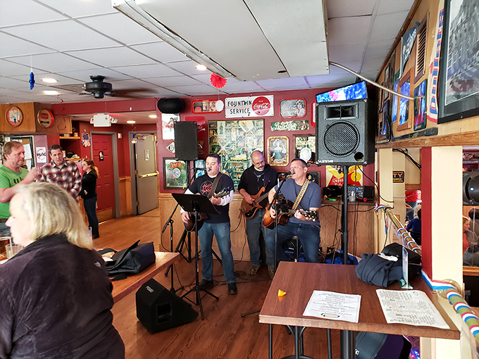 Live music and comfort food&mdash;a pairing as perfect as peanut butter and jelly. These musicians aren't just playing songs; they're providing the soundtrack to your food coma.