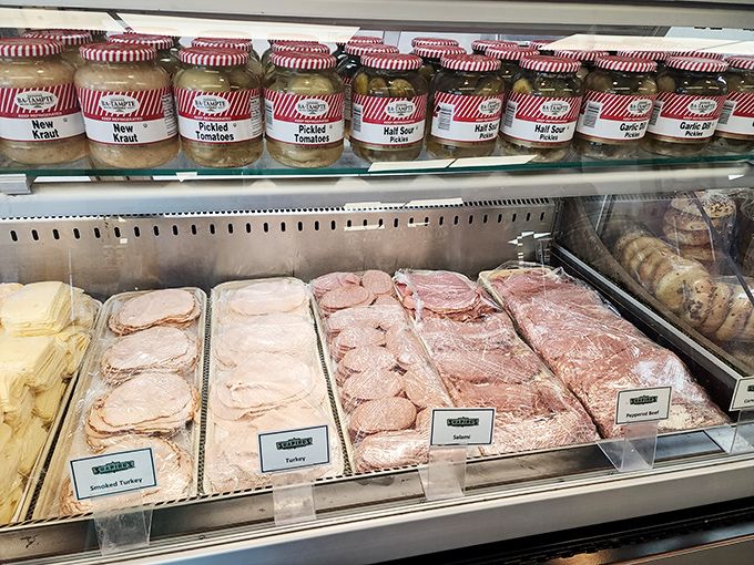 The deli case&mdash;a museum of meats where turkey, pastrami, and corned beef wait patiently for their moment of sandwich glory.