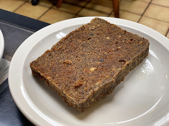 Scrapple: Delaware's breakfast contribution that divides humanity into those who love it and those who haven't tried it properly yet.