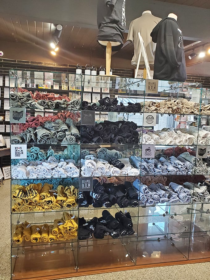 While you wait for a table, browse local crafts that reflect the region's heritage rather than mass-produced souvenirs.