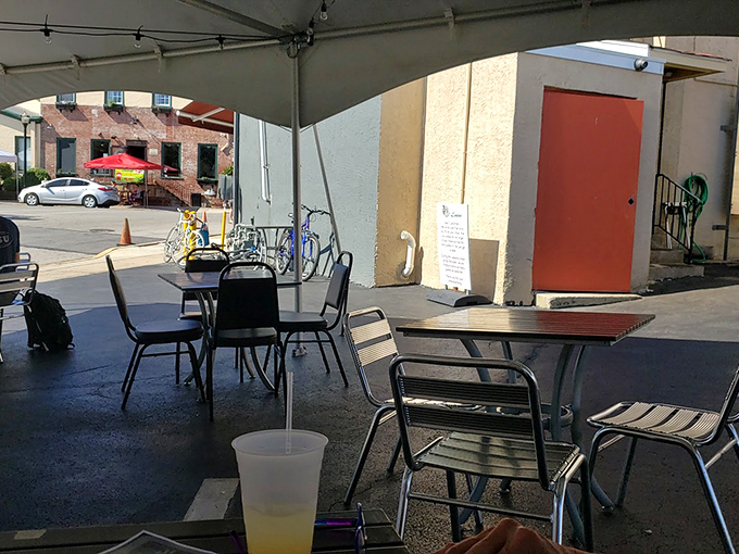 These tacos aren't just served—they're presented with all the colorful garnishes that transform simple street food into a celebration.