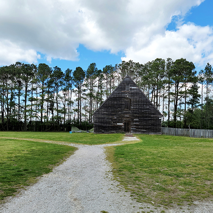 This weathered wooden structure has witnessed centuries of Eastern Shore history. If these timbers could talk, they'd tell tales of resilience and reinvention.