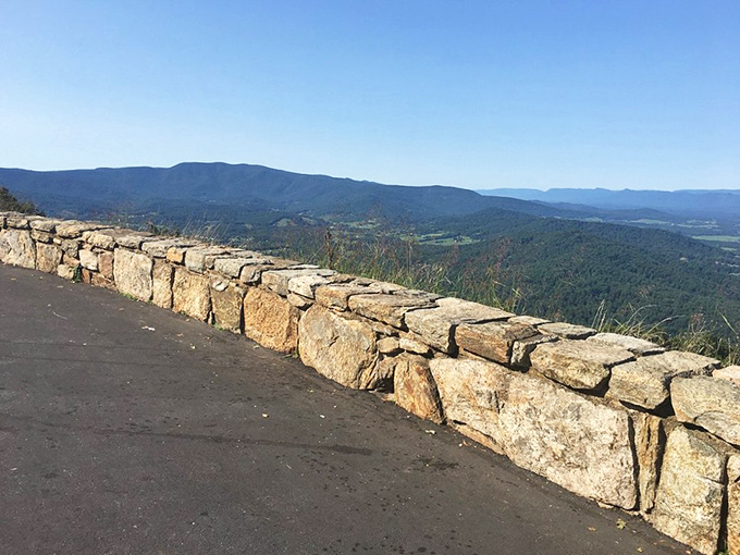 These handcrafted stone walls aren't just barriers&mdash;they're Depression-era sculptures, built by the CCC to last generations. Functional art at its finest.