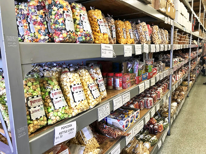 Popcorn paradise! From caramel to kettle corn, these bags contain the perfect movie night companion or midday snack.