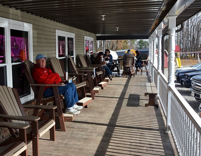 The front porch rocking chairs&mdash;nature's waiting room. A reminder that anticipation is part of the pleasure when food is made with care.
