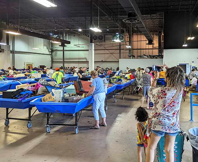 Family thrifting creates memories that outlast the finds. That little one is learning the sacred art of the dig&mdash;a skill more valuable than any purchase.