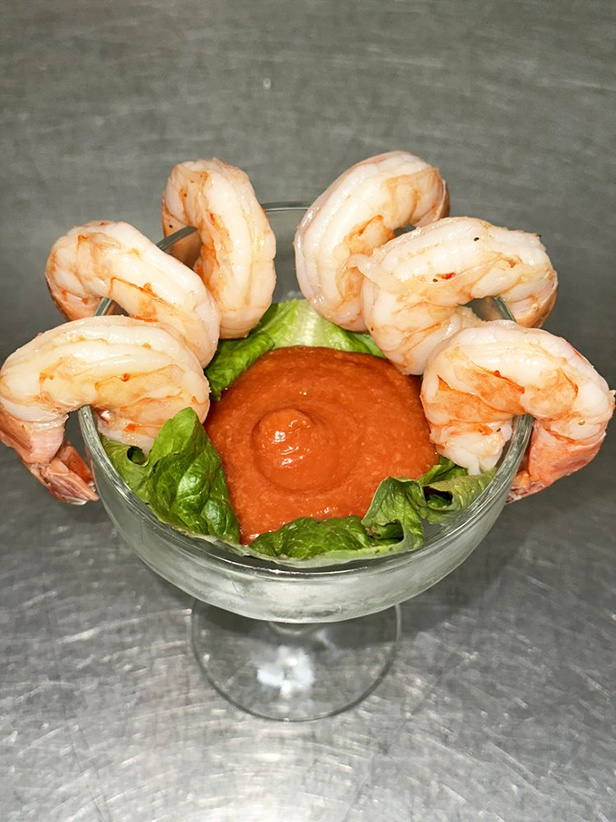 The shrimp cocktail that ruins all future shrimp cocktails. Those plump crustaceans perched around homemade cocktail sauce are what appetizer dreams are made of.