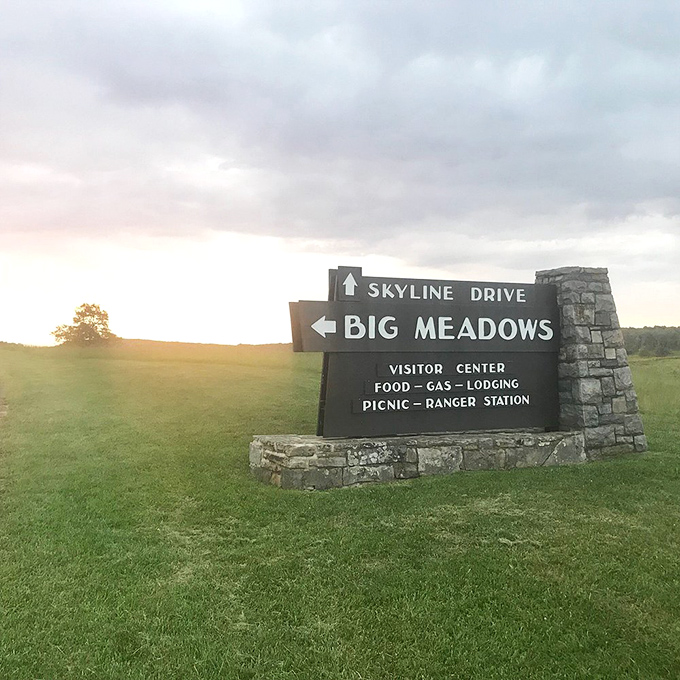 The sign that signals your vacation has officially begun. Half directional marker, half permission slip to leave your worries at the park entrance.
