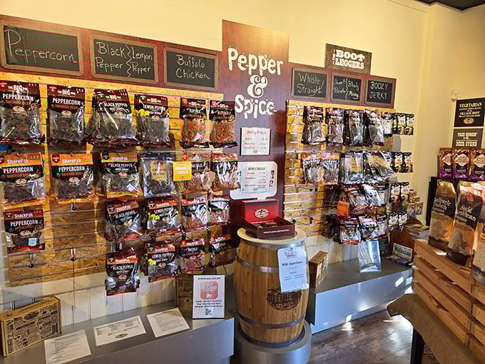 A spice wall that would make any seafood lover weak in the knees. These flavor enhancers are the supporting actors in the coastal cuisine show.