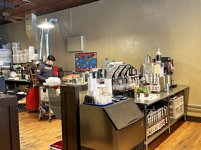 Behind the scenes where the magic happens&mdash;like peeking into Santa's workshop, except the elves make caffeine instead of toys.