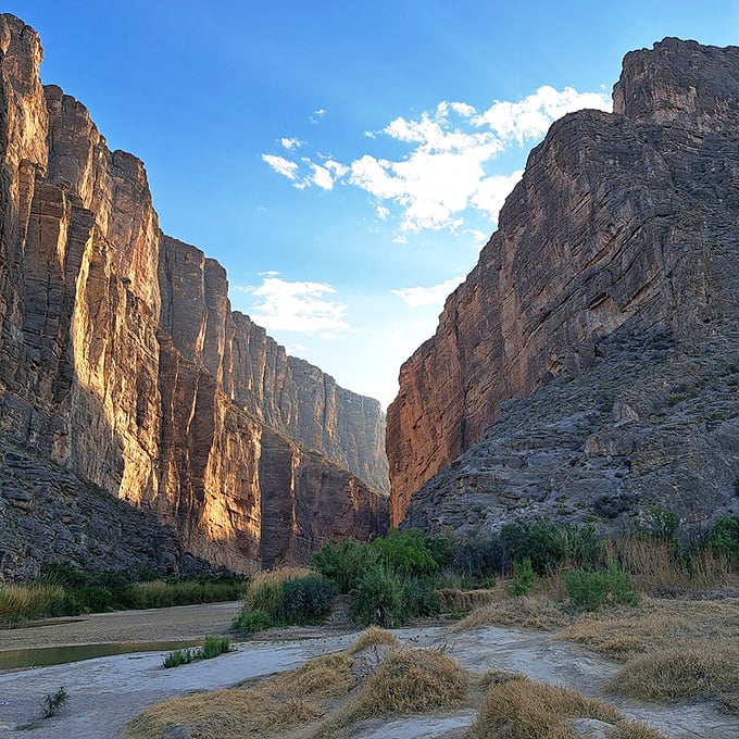 Golden hour in the canyon transforms ordinary limestone into nature's light show. No tickets required, just timing.