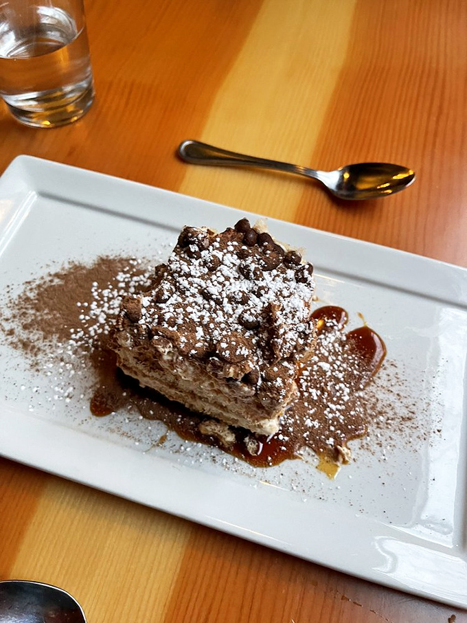 Tiramisu dusted with cocoa and possibility&mdash;the dessert equivalent of "just one more episode" that you never regret. 