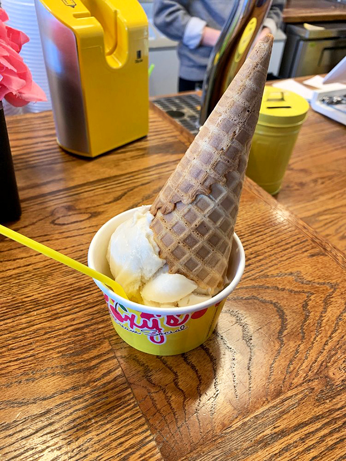 Vegan coconut lime ice cream that doesn't announce itself as "healthy alternative"&mdash;it's too busy being legitimately delicious to need qualifiers.