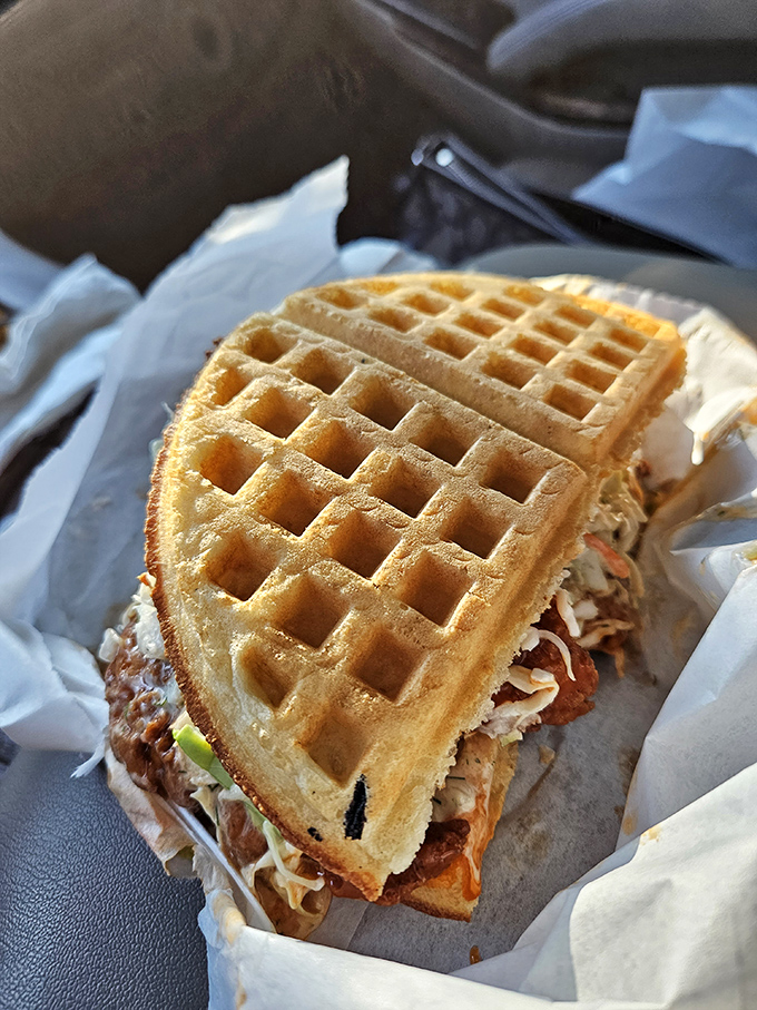 Drive-thru brilliance wrapped in paper. Some of life's greatest pleasures come in humble packages, ready for your car console.