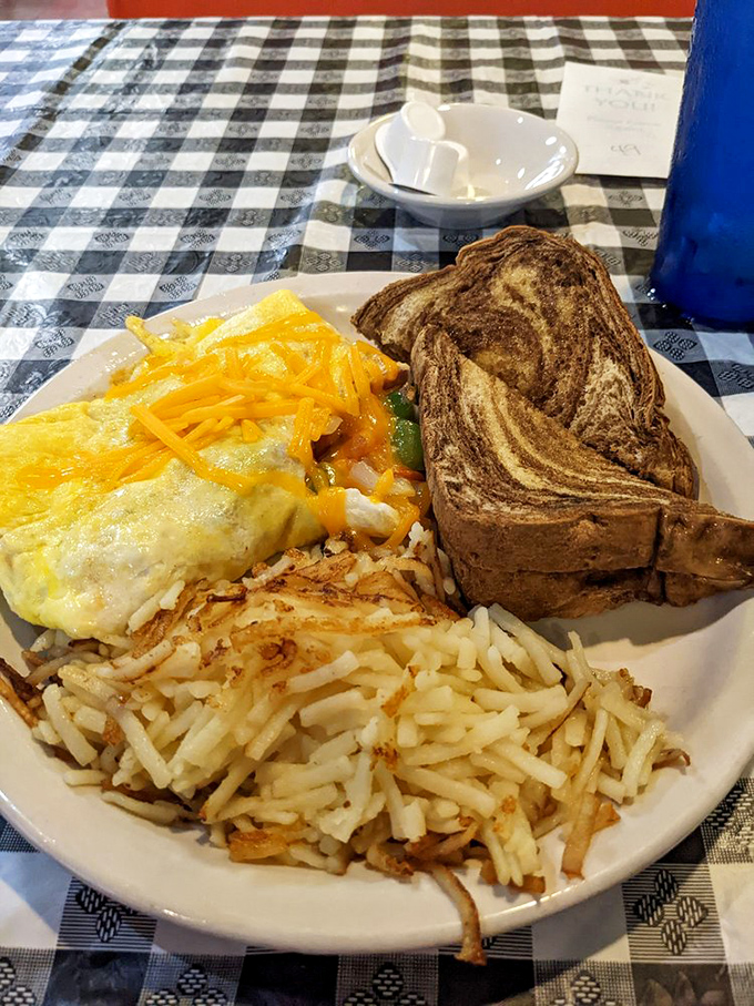 The Western omelet&mdash;where eggs meet vegetables and cheese in a morning romance that's stood the test of time. 