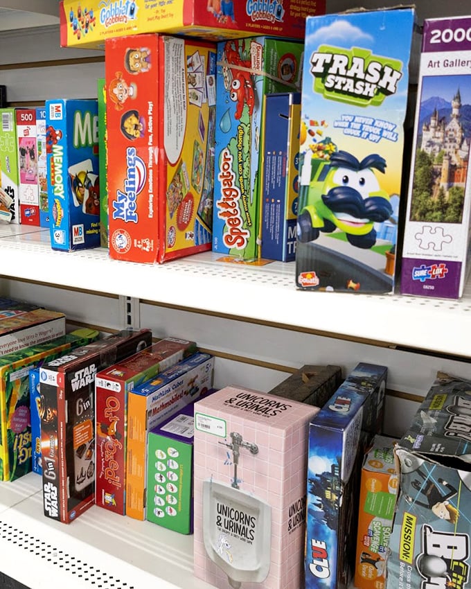 Board game heaven for rainy days and family nights. That "Unicorns & Urinals" game wasn't on my bingo card, but now I'm intrigued.