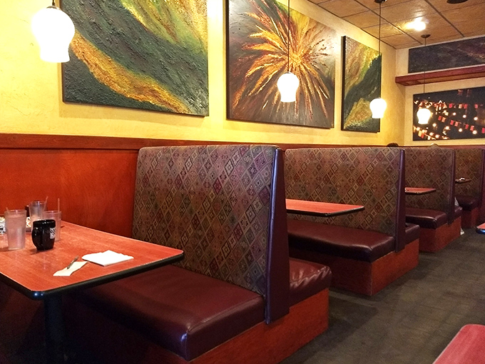 These cozy booths have witnessed countless confessions, celebrations, and food-induced moments of bliss &ndash; if only they could talk.