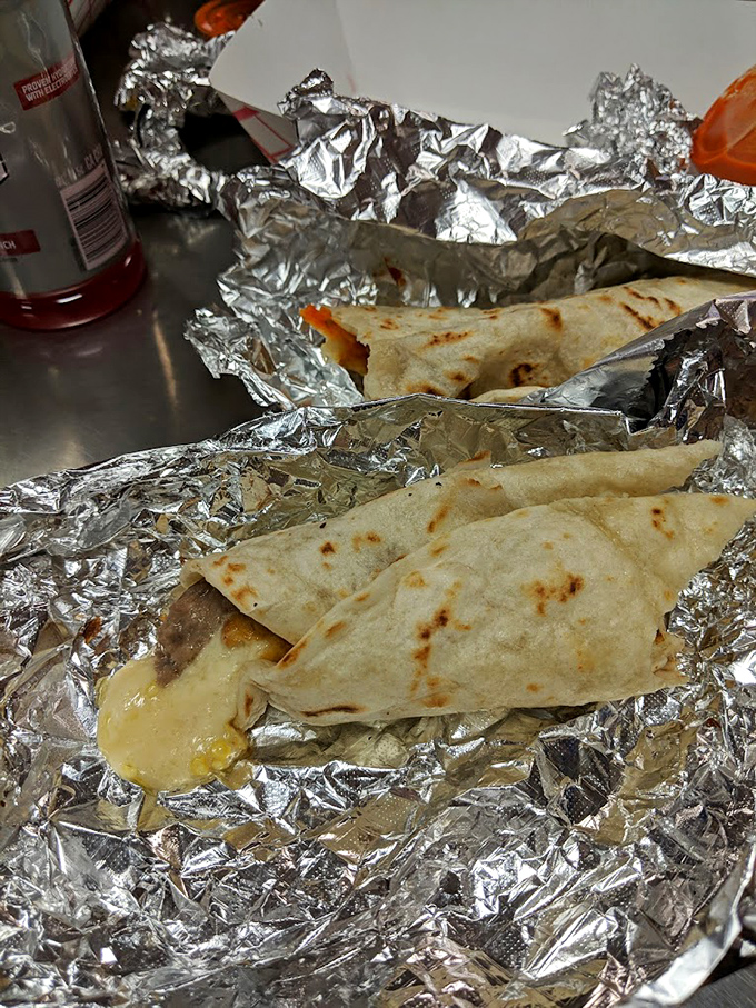 Foil-wrapped perfection waiting to be discovered. Like opening a delicious present where the gift is an explosion of flavors that transport you straight to Mexico.