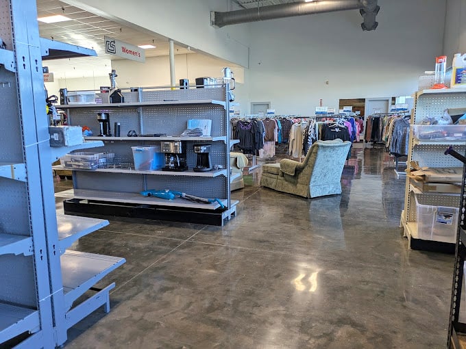 Even the furniture section has a certain je ne sais quoi&mdash;perhaps it's the knowledge that these sofas cost less than one cushion would at retail.