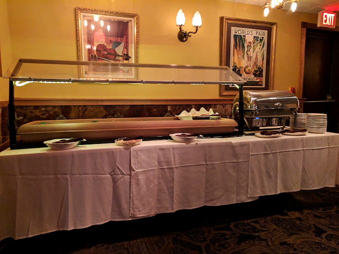 The banquet setup whispers of celebrations past and future. How many marriage proposals and business deals have been sealed over these tables?