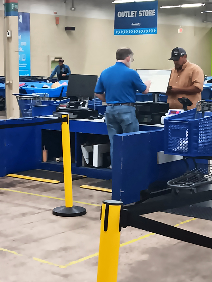 The checkout counter&mdash;that magical threshold where treasures officially become yours and staff share in your excitement over that perfect find.