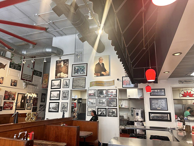 The walls aren't just decorated &ndash; they're telling stories of decades of barbecue tradition, satisfied customers, and the evolution of a Raleigh institution.