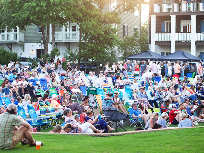 Community events transform green spaces into outdoor living rooms where strangers become friends united by music, picnic blankets, and shared sunburn stories.