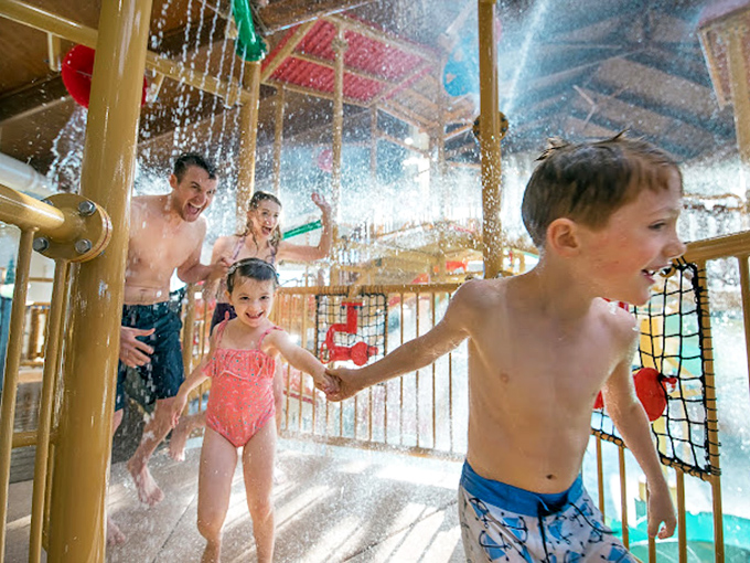 Family water adventures create the memories that survive long after the swimsuits have faded. These smiles say it all. 