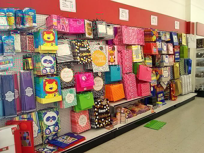 Gift bag heaven for last-minute present-wrappers—because nothing says "I planned ahead" like a perfectly themed bag you found while thrifting.