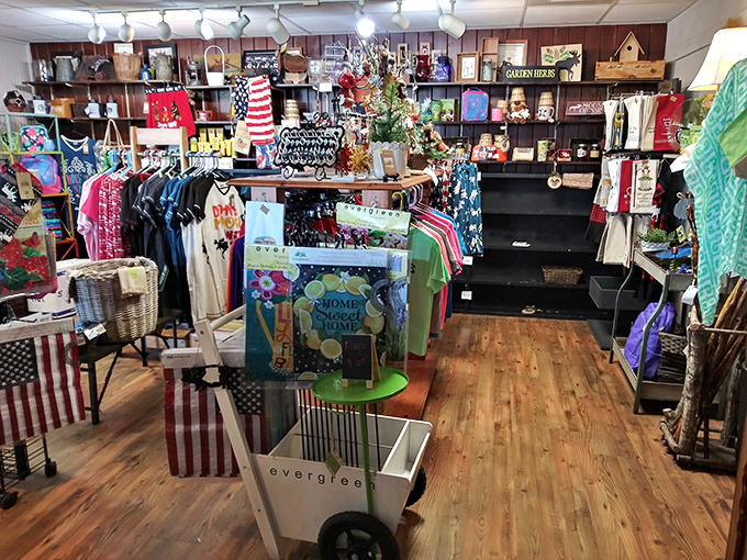 The gift shop offers a chance to take home a piece of the experience, though sadly, they don't bottle that meatloaf magic.