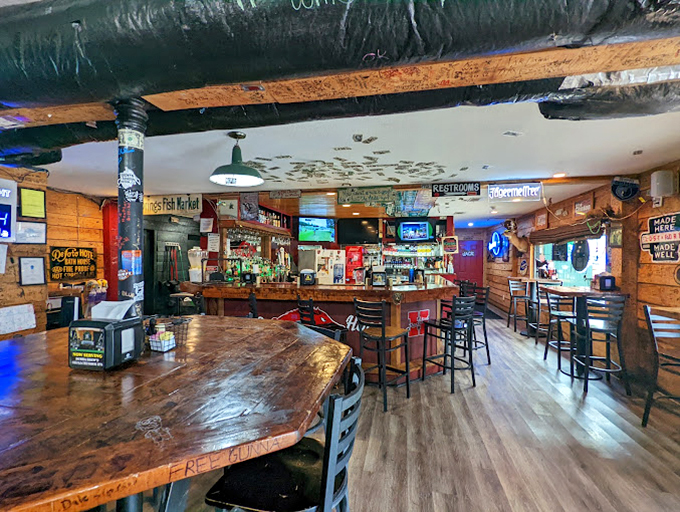 Wood, warmth, and wonderful ambiance create the perfect backdrop for seafood feasts that feel both indulgent and somehow like coming home.