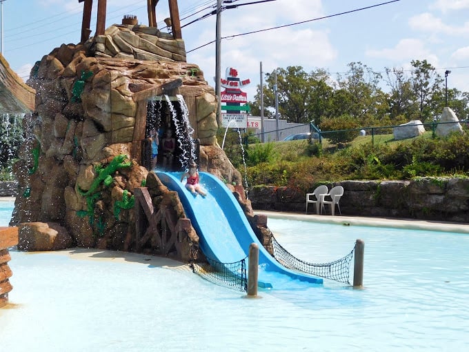 The rockwork slide offers that perfect balance &ndash; adventurous enough for the kids to feel brave, gentle enough that parents don't need to update their life insurance.