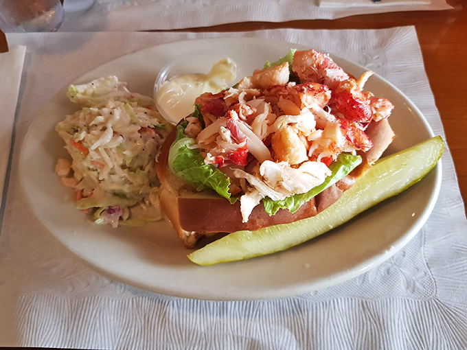 This isn't just a lobster roll&mdash;it's a celebration of the Atlantic, where each bite delivers a wave of briny sweetness.