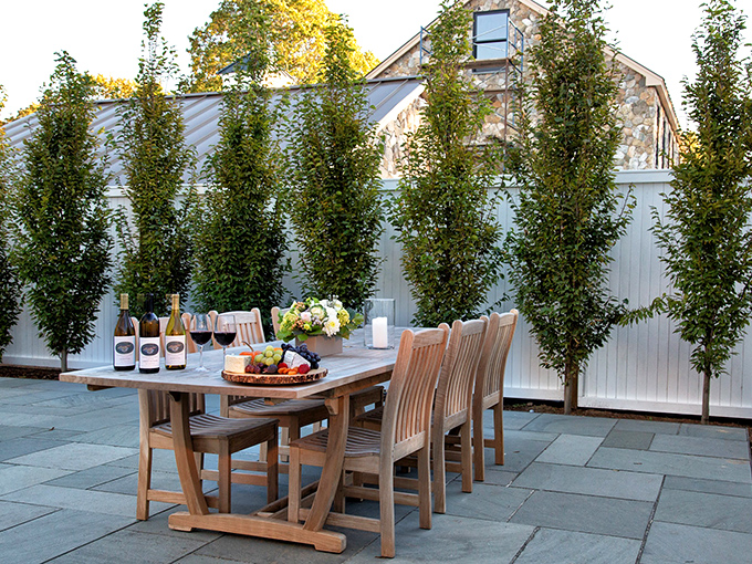 Al fresco dining with a side of New England charm. This outdoor oasis offers wine, cheese, and conversations that flow as smoothly as the nearby Connecticut River.