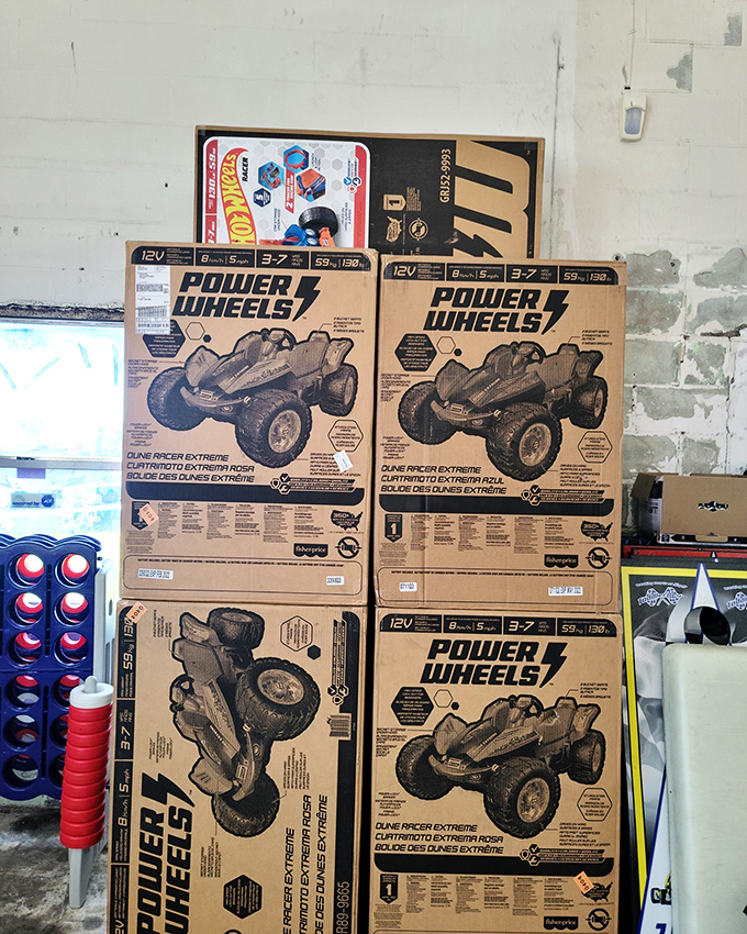 Santa's Florida workshop? These Power Wheels boxes hold the gateway drug to motorsports for the next generation of racing enthusiasts.