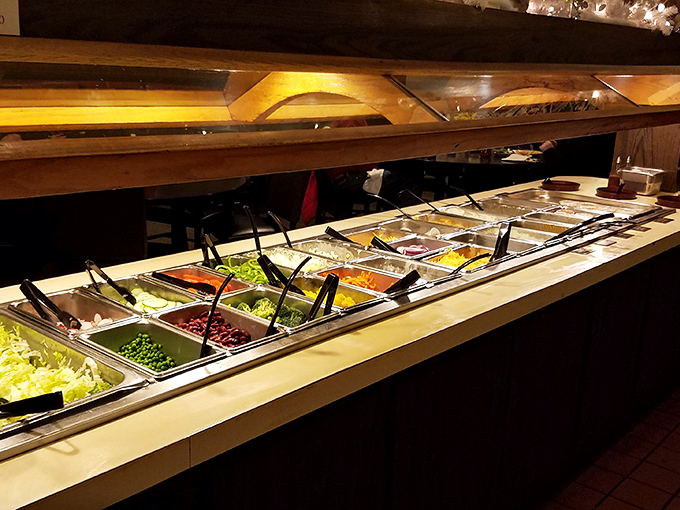 This salad bar isn't trying to win awards&mdash;it's aiming for something more important: the perfect prelude to a perfectly cooked steak.