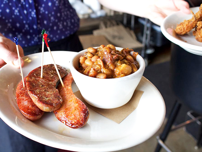 Sausage and beans&mdash;the barbecue power couple that proves sometimes the supporting acts deserve just as much applause. 