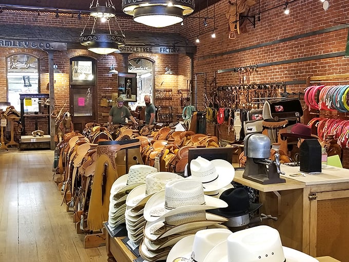Beyond beef &ndash; Hamley's Western store showcases saddles and Stetsons, reminding you this isn't just dinner, it's a cultural experience. 