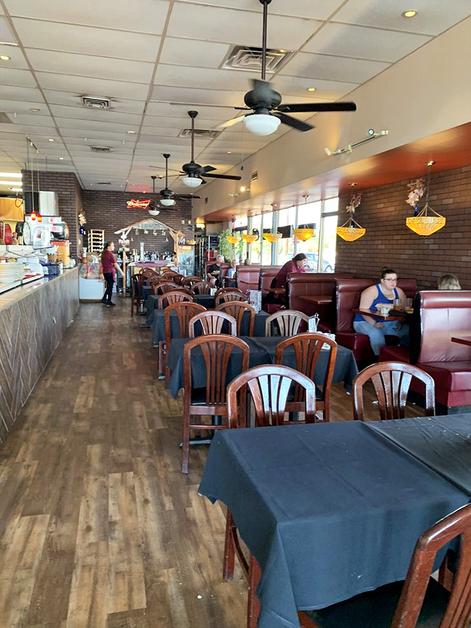 The dining room has that "everybody knows your name" vibe, where conversations bounce between tables and regulars have their unofficial assigned seats.