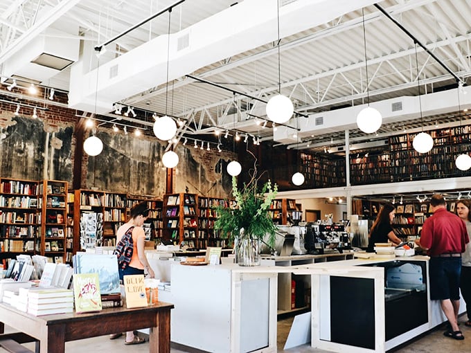 The bird's eye view reveals the store's brilliant organization&mdash;islands of discovery where browsers can navigate through oceans of stories.