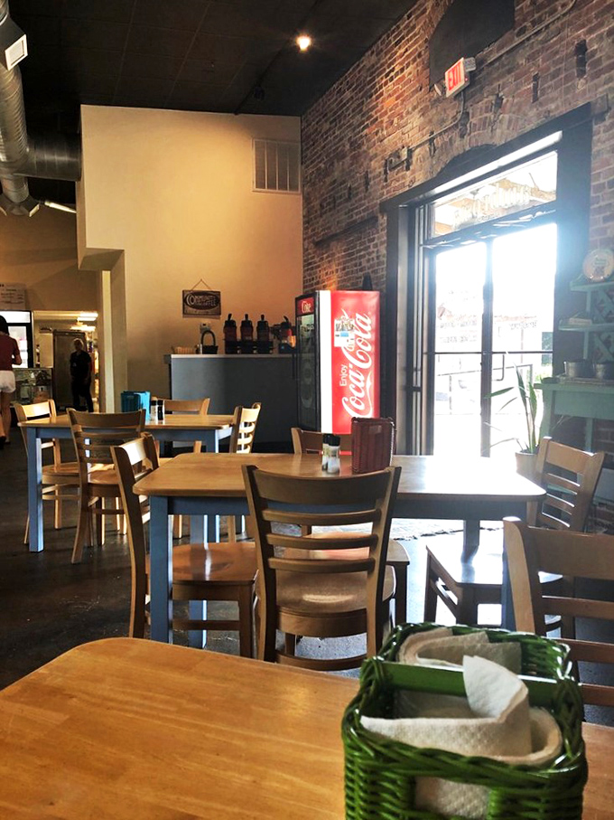 A space designed for lingering conversations&mdash;where "I'll just stay for a quick bite" turns into two hours of solving the world's problems. 