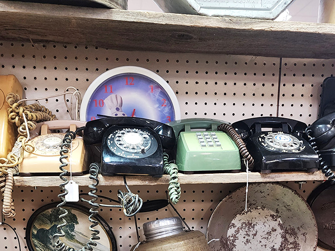 "Hello? Yes, the 1970s called"&mdash;and they left behind this rainbow of rotary phones that millennials might need instructions to use.
