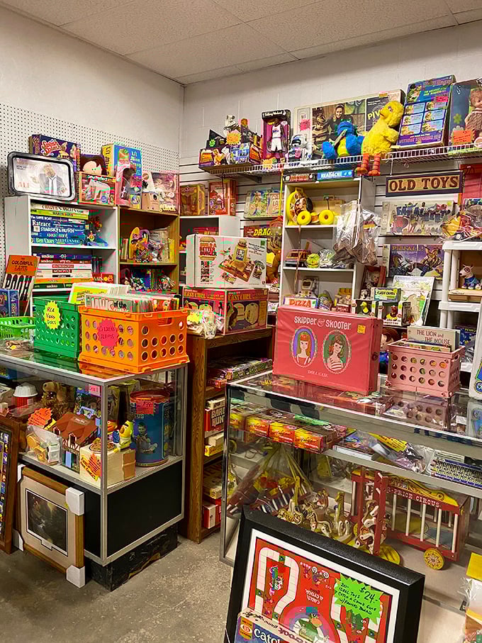 The toy section – where adults suddenly remember what it was like to be eight years old and Christmas morning was full of possibilities.