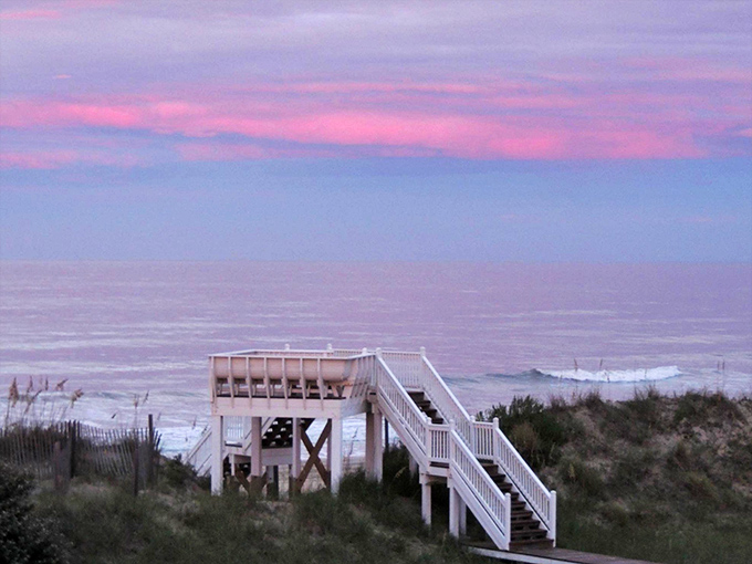 Sunrise, sunset—this viewing platform offers front-row seats to nature's twice-daily masterpiece of color and light.
