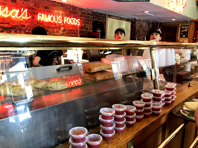 Behind the counter where sandwich magic happens daily&mdash;these folks could teach a master class in deli perfection. 