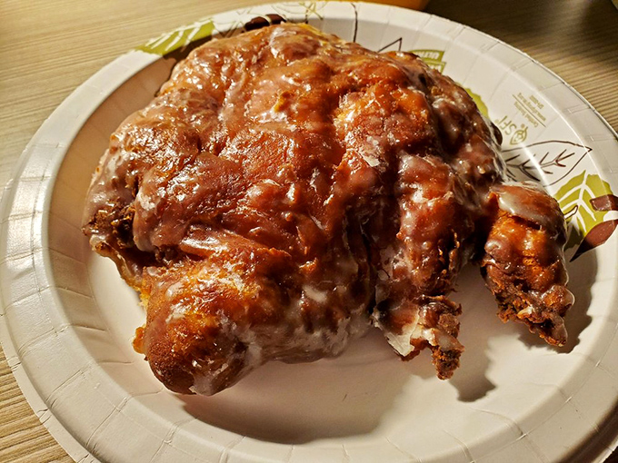 The apple fritter&mdash;an irregular masterpiece of apples and cinnamon&mdash;is like the jazz of pastries: improvised, soulful, and deeply satisfying.